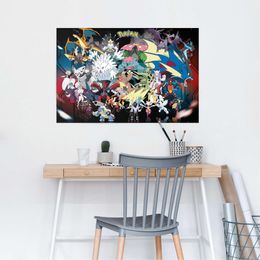 Poster Reinders, B:91,5cm H:61cm, bunt, Papier, Bilder, "Poster Pokemon"