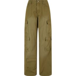 Karl Kani Damen Cargohose "Karl Kani Karl Kani Signature Multipocket Cargo Pants"olive, Gr. M, unifarben, 100% Baumwolle, Hosen
