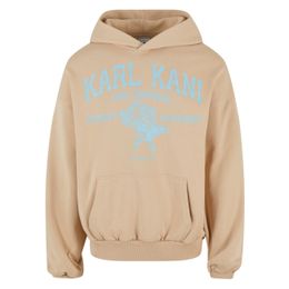 Kapuzensweatshirt Karl Kani "Karl Kani Karl Kani Kani Street Academy OS Hoodie", Herren, Gr. S, sand, 65% Baumwolle, 35% Polyester, bedruckt, Sweatshirts