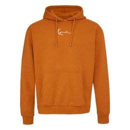 Kapuzensweatshirt Karl Kani "Karl Kani Herren", Herren, Gr. S, cognac, 80% Baumwolle, 20% Polyester, Sweatshirts