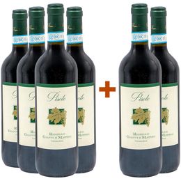 Ramello Gianni & Matteo 4+2 Pisote d'Alba Dolcetto 2022 Trocken - Piemont &ndash; Probierpaket DOC