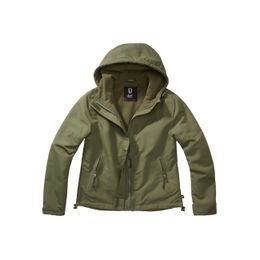 Allwetterjacke Brandit "Brandit Damen Ladies Windbreaker Frontzip", Damen, Gr. 5XL, olive, 100% Polyester, mehrfarbig, normal, ohne Ausschnitt, Jacken