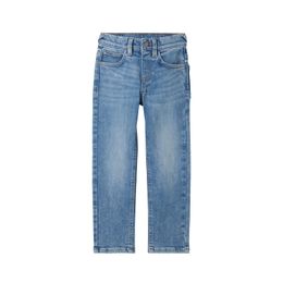 Tom Tailor Jungen Tim Slim Jeans mit Stretch, blau, Uni, Gr. 98