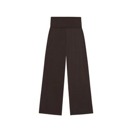 Damen Chinohose "moshi moshi mind Trouser Pure"schwarz braun, Gr. M, MOSHI MOSHI MIND, Obermaterial: 92% Viskose, 8% Elasthan, Hosen
