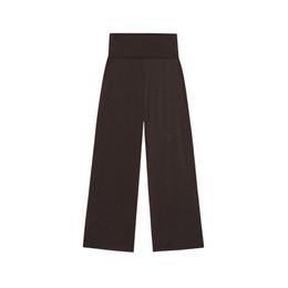 Damen Chinohose "moshi moshi mind Trouser Pure"schwarz braun, Gr. L, MOSHI MOSHI MIND, Obermaterial: 92% Viskose, 8% Elasthan, Hosen