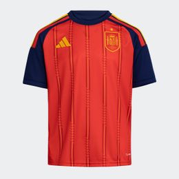 Jungen Fußballtrikot "RFEF H JSY Y"vivid rot, Gr. 152, adidas Performance, Obermaterial: 100% Polyester, Trikots