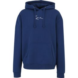 Karl Kani Damen Kapuzensweatshirt "Karl Kani Herren"blau, Gr. S, unifarben, 80% Baumwolle, 20% Polyester, Sweatshirts