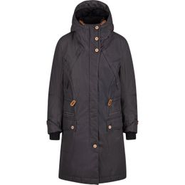 Brandit Damen Parka "Brandit Brandit Women Mayleene Winterparka"schwarz, Gr. S, unifarben, 75% Polyester, 25% Baumwolle, Jacken
