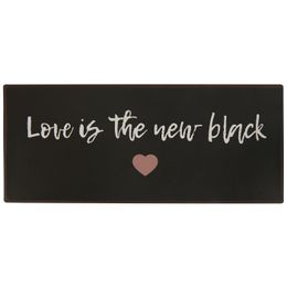 IB Laursen Metallschild Love is the new black IB Laursen Online Shop