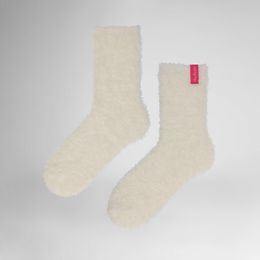 Hudson Damen Socken "Socke Cosy", Gr. 39, wei&szlig;, Obermaterial: 99% Polyester PES. 1% Elasthan EL., Socken
