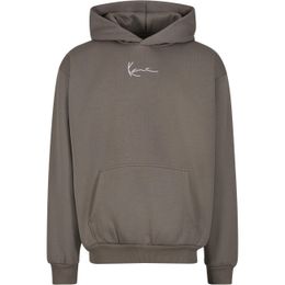 Karl Kani Herren Kapuzensweatshirt "Karl Kani Karl Kani Small Signature Essential OS Hoodie"anthrazit, Gr. S, unifarben, 65% Baumwolle, 35%