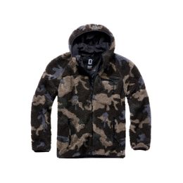 Brandit Herren Anorak "Brandit Herren Teddyfleece Worker Jacket"schwarzcamo, Gr. 7XL, unifarben, 100% Polyester, Jacken