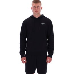 Reebok Damen Kapuzensweatshirt "NOAH SMALL LOGO HOODY"schwarz, Gr. L, Obermaterial: 60% Baumwolle, 40% Polyester, Sweatshirts