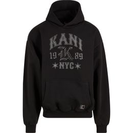 Kapuzensweatshirt Karl Kani "Karl Kani Kani Western OS Hoodie", Herren, Gr. XL, schwarz, 70% Baumwolle, 30% Polyester, Sweatshirts