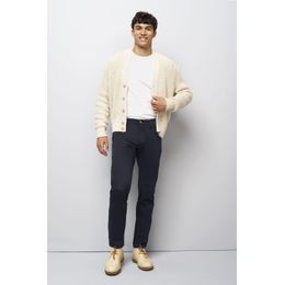 MEYER Herren Chinos "M5 Move 2-6502", blau, Gr. 40, unifarben, 54% Baumwolle, 44% Polyester, 2% Elasthan, Hosen, M5 Move im Jersey-Look