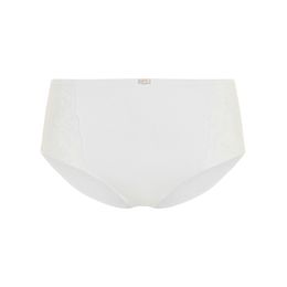 SuSa Damen Taillenslip "Taillenslip Porto", Gr. 48, wei&szlig;, Spitze, Obermaterial: 77% Polyamid PA. 18% Elasthan EL. 5% Baumwolle CO., Unterhosen