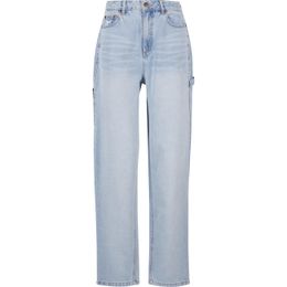Karl Kani Damen Bequeme Jeans "Karl Kani Karl Kani Og Baggy Workwear Denim"lightblau, Gr. 29, unifarben, 100% Baumwolle, Jeans