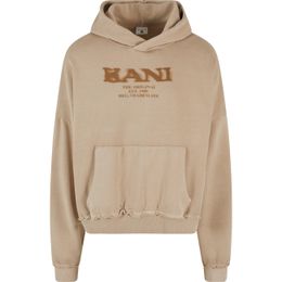 Karl Kani Herren Kapuzensweatshirt "Karl Kani Karl Kani Retro Sprayed OS Hoodie"schwarzsand, Gr. XS, 100% Baumwolle, Sweatshirts