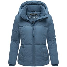 Navahoo Damen Winterjacke "Fl&uuml;sterfee 14", blau, Gr. XXXL, Obermaterial: 100% Polyester. Innenfutter: 100% Polyester. Wattierung: 100% Polyester.