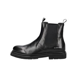 Steve Madden Herren Stiefelette "Steve Madden Stiefelette Leder/Textil", Gr. 46schwarz, Leder, Textil, Schuhe