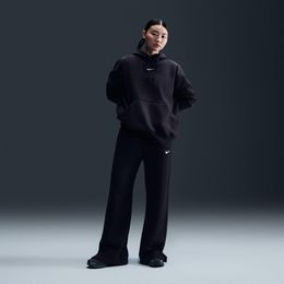 Nike Sportswear Damen Kapuzensweatshirt "W NSW PHNX FLC OS PO HOODIE"schwarz, sail, Gr. XXL, Obermaterial: 80% Baumwolle, 20% Polyester, Sweatshirts
