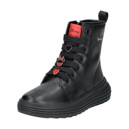 Geox Mädchen Schnürstiefelette "Geox Stiefelette Lederimitat", Gr. 28schwarz, Lederimitat, Schuhe