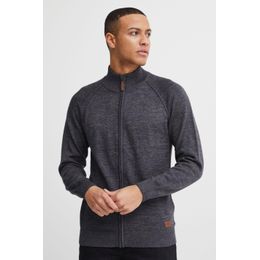 Blend Herren Strickjacke "BHDaniri", blau, Gr. XXL, Feinstrick, 50% Baumwolle, 50% Polyacryl, Strickjacken, Strickjacke mit hochabschlie&szlig;endem Kragen