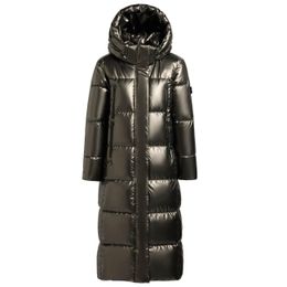Khujo Damen Steppmantel "RUBINA2 SHINY", gr&uuml;n, Gr. XS, unifarben, 100% Polyester, M&auml;ntel