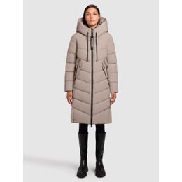 Khujo Damen Steppmantel "MIKIA2", beige, Gr. L, unifarben, 100% Polyester, M&auml;ntel