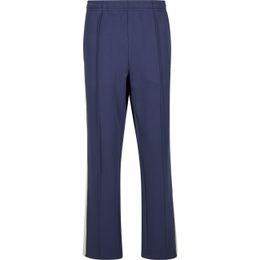 Karl Kani Damen Jogginghose "Karl Kani Kani Sidestripe Trackpants"dunkelblau, vanilla, Gr. M, unifarben, 55% Polyester, 39% Baumwolle, 6% Elasthan,