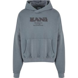 Kapuzensweatshirt Karl Kani "Karl Kani Karl Kani Retro Sprayed OS Hoodie", Herren, Gr. L, anthrazit, 100% Baumwolle, Sweatshirts