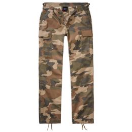 Brandit Damen Cargohose "Brandit Damen Ladies BDU Ripstop Trouser"light woodland, Gr. 28, 100% Baumwolle, Hosen