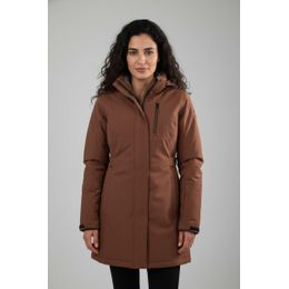 Parka Killtec, Damen, Gr. 48, cappucino, Obermaterial: 100% Polyester. Futter: 100% Polyester. Wattierung: 100% Polyester, hoch geschlossener Ausschnitt, mit verstellbarem Klettverschluss, Jacken Parka, wärmend & winddicht & wasserabweisend