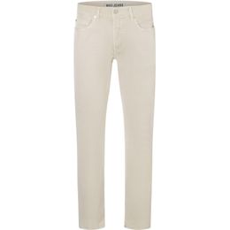 MAC Herren Stoffhose "Arne"kitt ppt, Gr. 32, unifarben, Web, Obermaterial: 96% Baumwolle, 4% Elasthan, Hosen, im Five-Pocket Style