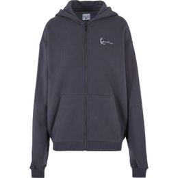 Karl Kani Damen Kapuzensweatshirt "Karl Kani Herren"dunkelgrau, Gr. XXL, unifarben, 80% Baumwolle, 20% Polyester, Sweatshirts