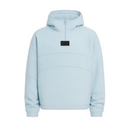 Kapuzensweatshirt Karl Kani "Karl Kani Metal Signature Teddy Hoodie", Herren, Gr. S, blau, 100% Polyester, Sweatshirts