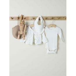 name it M&auml;dchen Langarmbody "NBFKAB LS BODY NOOS", Gr. 50cloud dancer, Jersey, Obermaterial: 57% Baumwolle, 38% Modal, 5% Elasthan, unifarben, Bodys