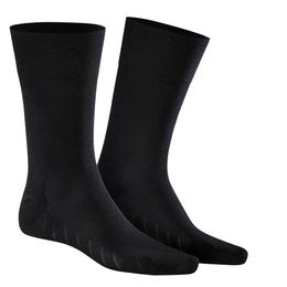 Kunert Damen Socken "Socke Fresh Up", Gr. 43, schwarz, Obermaterial: 62% Baumwolle CO. 36% Polyamid PA. 2% Elasthan EL., Socken