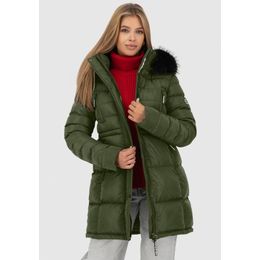 alife and kickin ALIFE & KICKIN Damen Steppmantel "MoonwalcAK A", gr&uuml;n, Gr. XXL, unifarben, Steppware, Obermaterial: 100% Polyester, M&auml;ntel, winterlicher Kurzmantel
