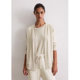 Marc O'Polo MARC O'POLO Damen Cardigan "Soft Knit"edles graubeige, Gr. M, Strick, Obermaterial: 95% Modal, 5% Elasthan, Strickjacken, Langarm, ohne Verschlu&szlig;,