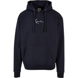 Karl Kani Damen Sweatshirt "Karl Kani Herren Small Signature Hoodie navy"navy, Gr. S, unifarben, 80% Baumwolle, 20% Polyester, Sweatshirts