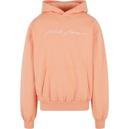 Kapuzensweatshirt Karl Kani "Karl Kani Herren", Herren, Gr. XS, apricot, 100% Baumwolle, Sweatshirts