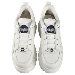Buffalo Damen Trainingsschuh "Buffalo Buffalo 2.0 Calf Leather", Gr. 40wei&szlig;, Leder, Schuhe