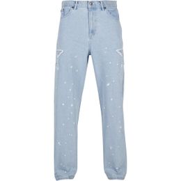 Karl Kani Herren Bequeme Jeans "Karl Kani Herren"blau, wei&szlig;, Gr. 30, 100% Baumwolle, Jeans