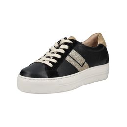 Paul Green Damen Sneaker "Paul Green Sneaker Leder/Textil", Gr. 42schwarz, gold, Leder, Textil, Schuhe