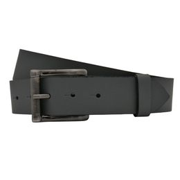 AnnaMatoni Herren Lederg&uuml;rtel "AnnaMatoni Herren Lederg&uuml;rtel Zeitloses Design G&uuml;rtel 4cm breit"grau 730, Gr. 105, 100% Leder, G&uuml;rtel