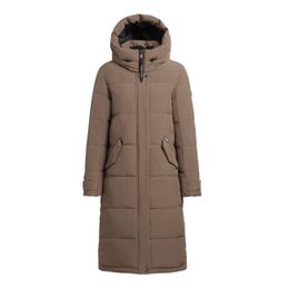 Khujo Damen Steppmantel "DAIRI"city taupe, Gr. XXL, unifarben, 90% Polyester, 10% Elasthan, M&auml;ntel
