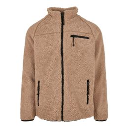 Brandit Herren Allwetterjacke "Brandit Herren Teddyfleece Jacket"camel, Gr. XXXL, mehrfarbig, 100% Polyester, Jacken