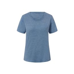 Tchibo - Funktionsshirt mit Merinowolle - Damen - Gr. XL - dunkelblau