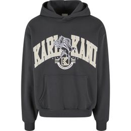 Kapuzensweatshirt Karl Kani "Karl Kani Karl Kani OG Eagle Print OS Hoodie", Herren, Gr. S, anthrazit, lightsand, 80% Baumwolle, 20% Polyester, bedruckt, Sweatshirts